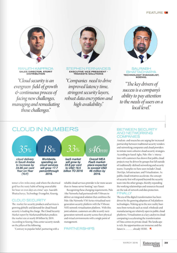Pinnacle Enterprise Cloud Computing Insights for MEA